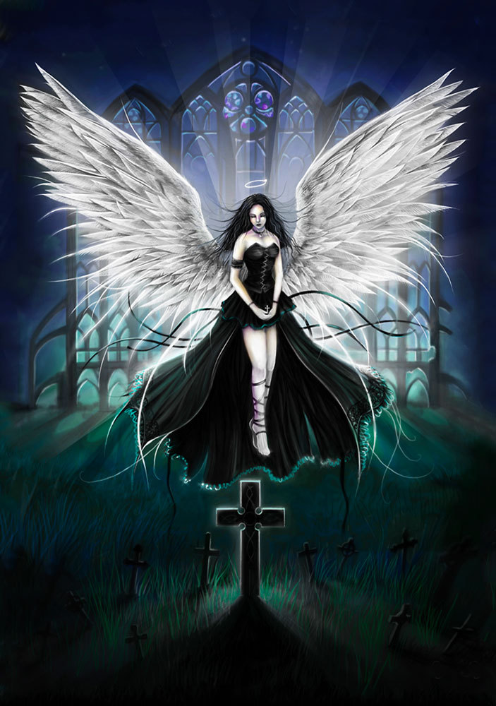 Gothic Angel Drawings