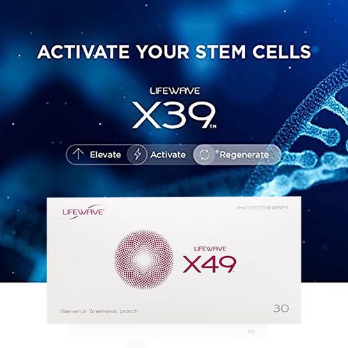 LIFEWAVE X39 Patches ,X49 Patches Stem Cell booster- 30 Patches ...