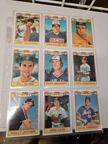 1987 TOPPS BASEBALL 1986 ROOKIES & ALL-STARS COMMEMORATIVE SET RIPKEN ...