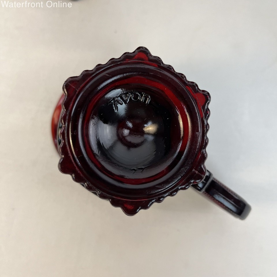 Vintage Avon Cape Cod Ruby Red Collection Lot of 9 Pieces | eBay