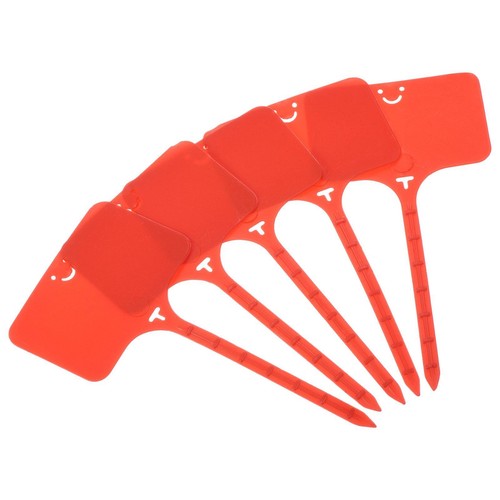 Plant Labels, 100Pcs PP Hanging Stick Type Marker Tags for Garden, Red ...