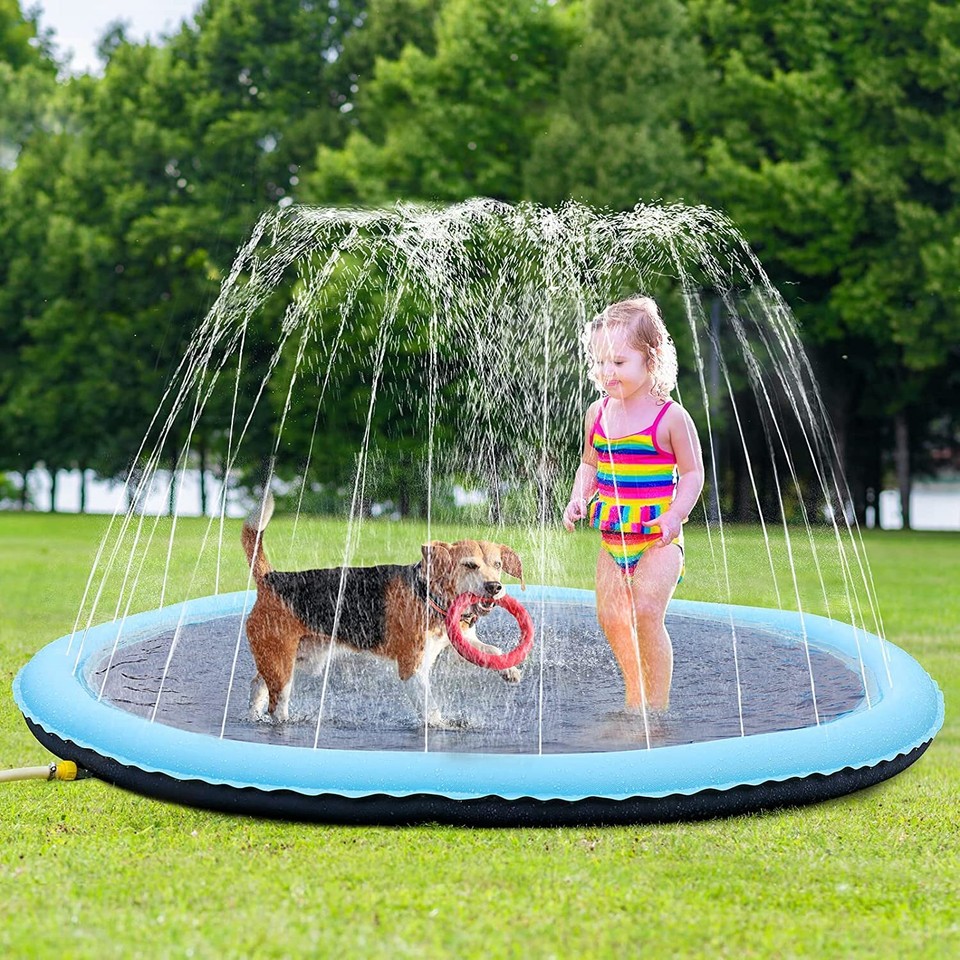 Splash Pad - Splash Pad for Dogs and Kids, Dog Splash Pad 67 ...