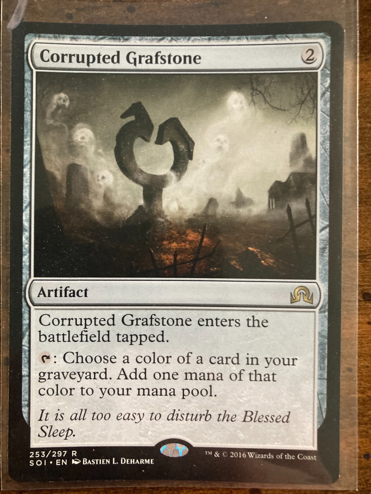 MTG Corrupted Grafstone Shadows over Innistrad (SOI) Rare Card #253/297 ...