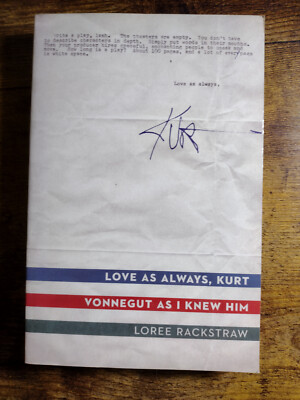 Love As Always, Kurt : Vonnegut As I Knew Him Loree Rackstraw ...