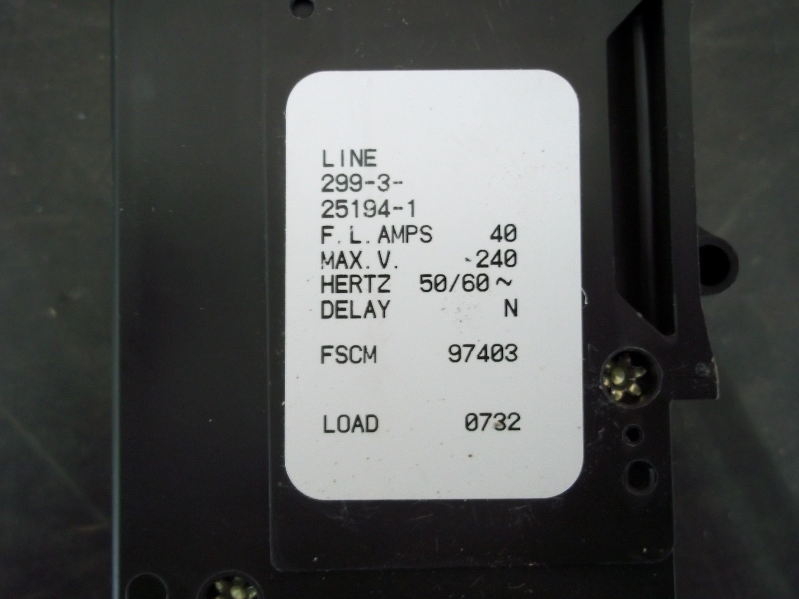 MILITARY SURPLUS GENERATOR AC POWER DISTRIBUTION 40 AMP 3 PHASE CIRCIT ...