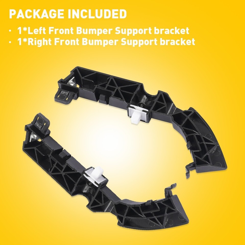 2PC Bumper Fender Brackets Support Beam Front For 2008-2021 Dodge ...