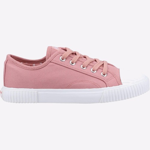 Hush Puppies Brooke Womens Classic Fashion Casual Memory Foam Plimsolls ...