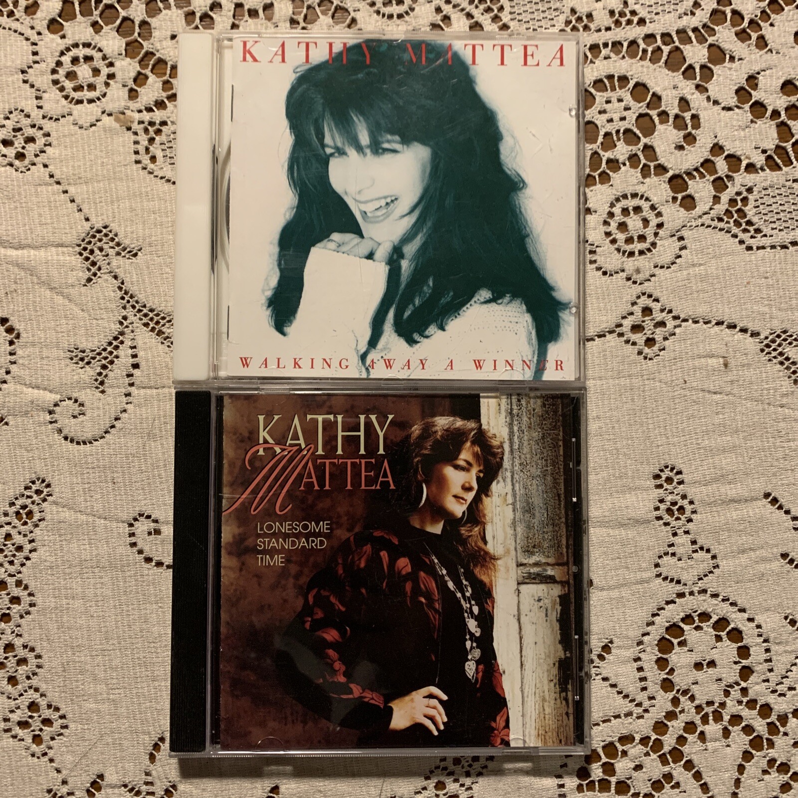 3 CD lot - Kathy Mattea Lonesome Standard Time, Walking Away a Winner ...