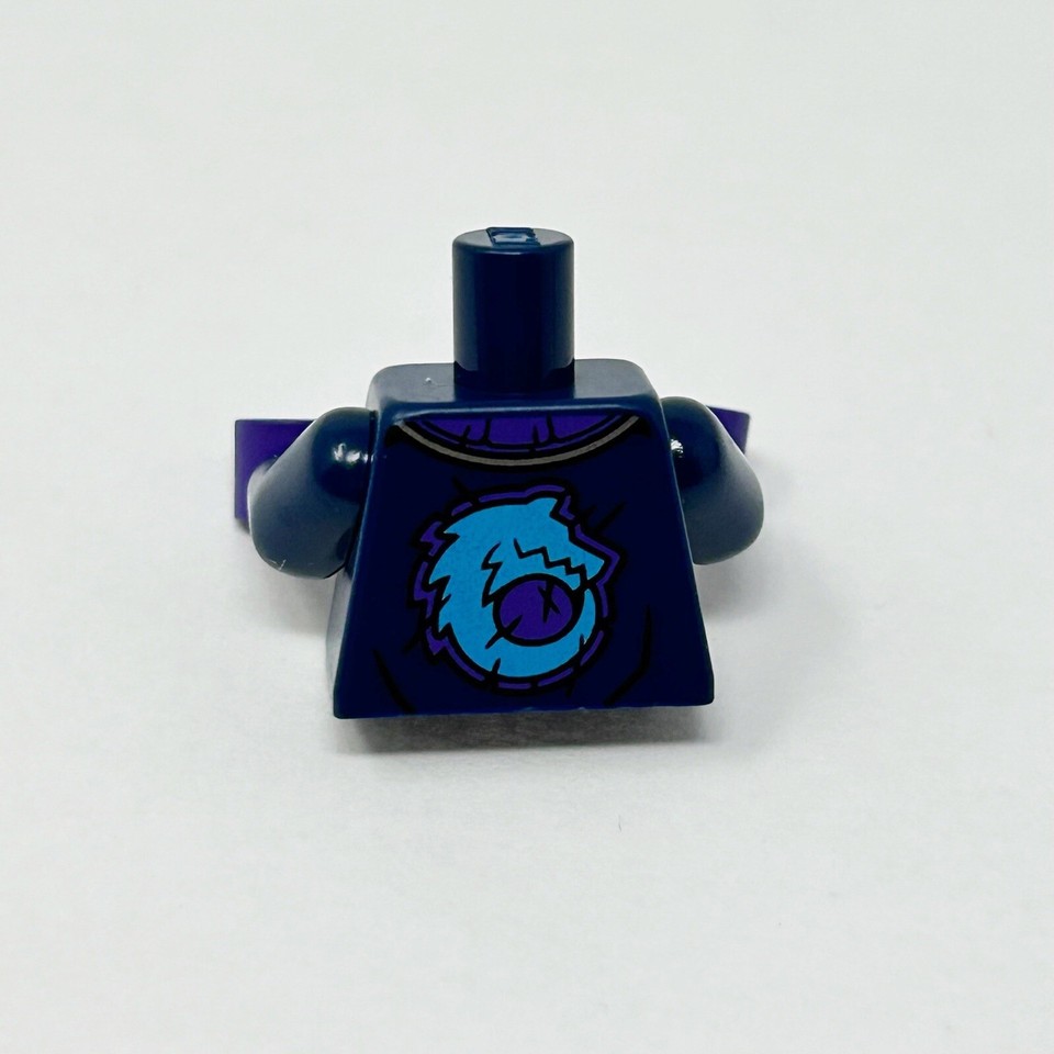 LEGO Minifigure Torso Dark Blue Robe Ninjago WOLF Metallic Blades ...