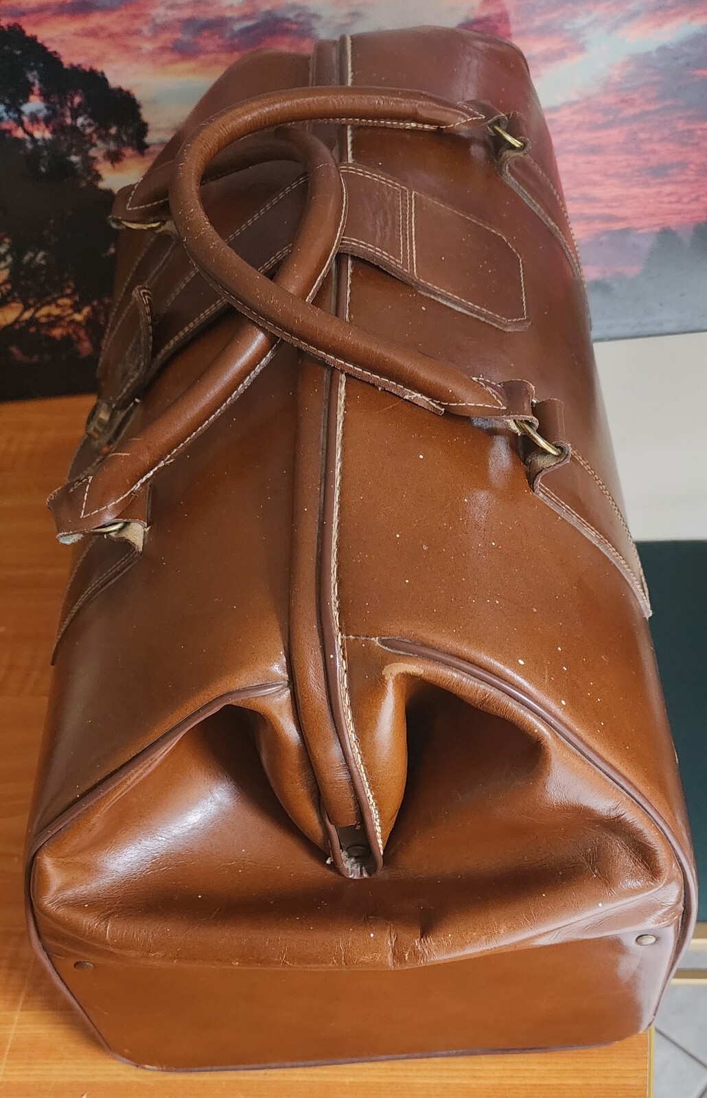 Vintage Leather Doctors Medical Bag Circa 1930's/40's… - Gem