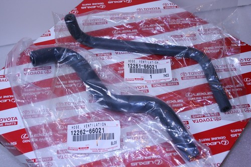 (1) Pair - PCV & Ventilation Hose - 1995-1997 FZJ80 Land Cruiser ...
