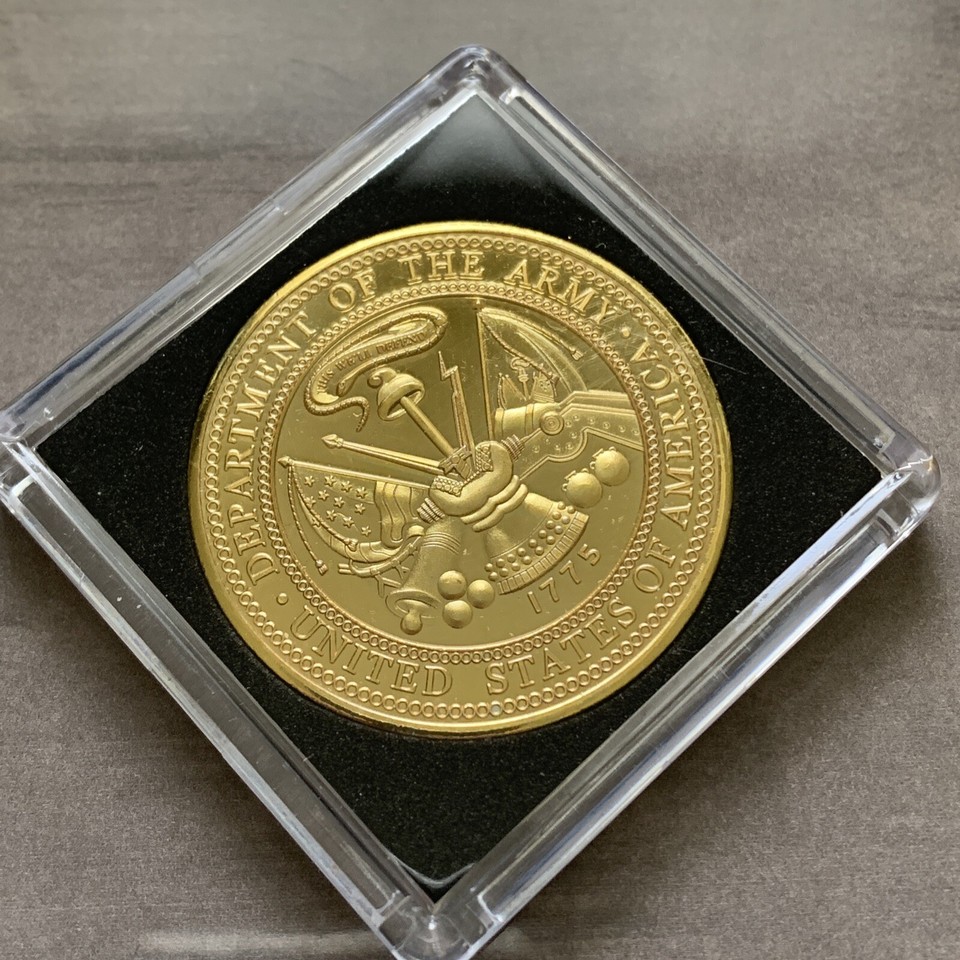 UNITED STATES ARMY - Rank PFC-PRIVATE FIRST CLASS E-3 Challenge Coin ...