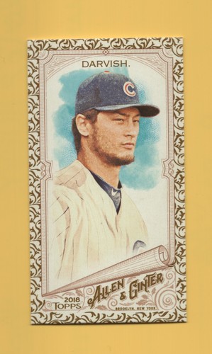 2018 Topps Allen & Ginter - Yu Darvish #37 Mini Gold for sale online | eBay