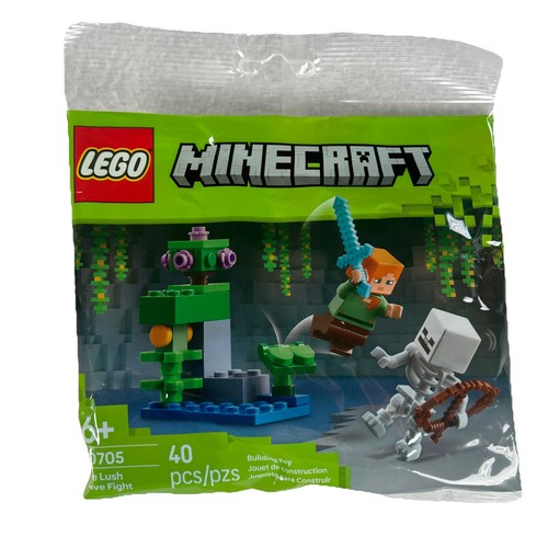 LEGO Minecraft The Lush Cave Fight Building Toy 30705 Sealed | eBay