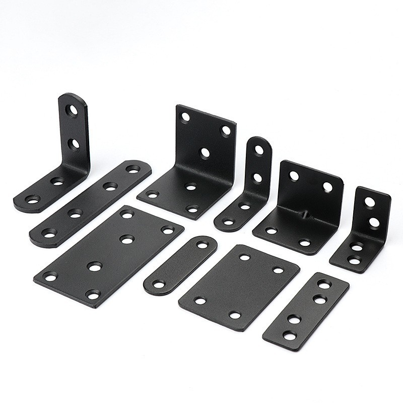 2Pcs 50mm X 140mm Metal Flat Straight Brace Bracket Stainless Steel ...