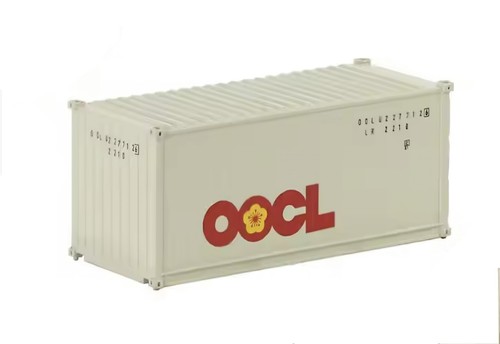 OOCL HO Scale 1:87 20ft Shipping Container 3 Pack Evemodel | eBay