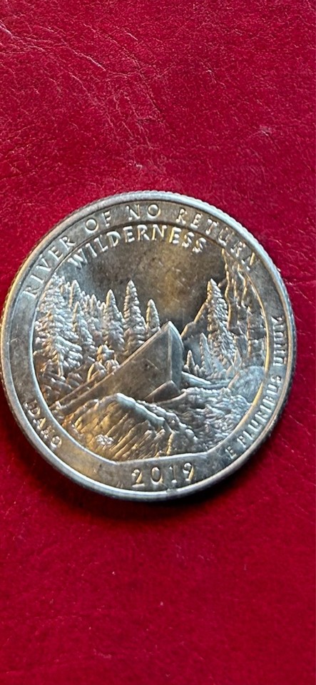 2019 P Quarter River of No Return E Pluribus Unum Double Die Rare Error ...