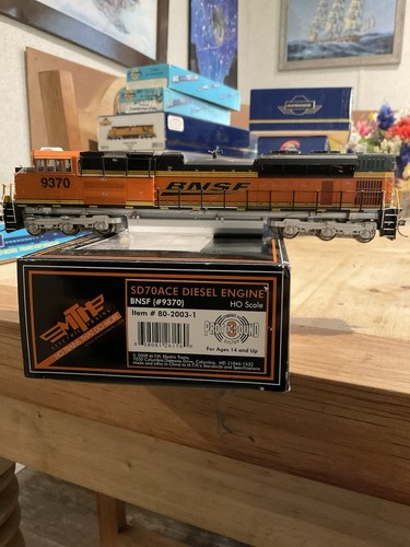 Mth Ho Scale Sd70ace BNSF With Dcc/sound Equipped With Head And Ditch ...