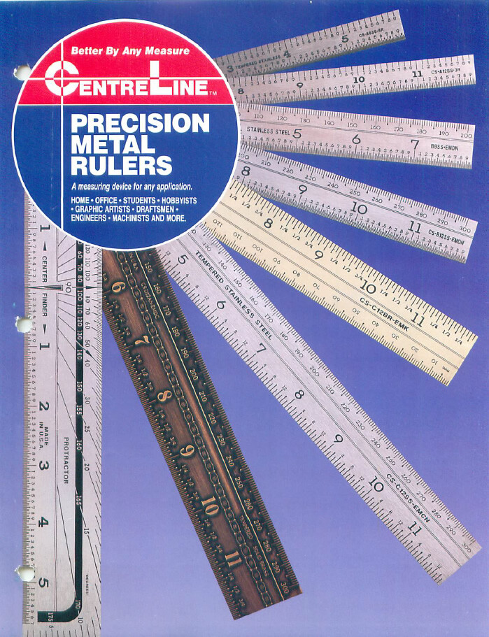 18 Inch Ruler Stainless Steel mm, 1/32 with Cork Back Made in USA | eBay