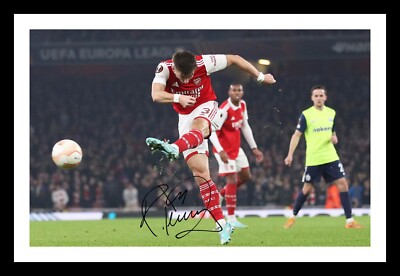 KIERAN TIERNEY - ARSENAL AUTOGRAPHED SIGNED & FRAMED PHOTO PRINT | eBay UK