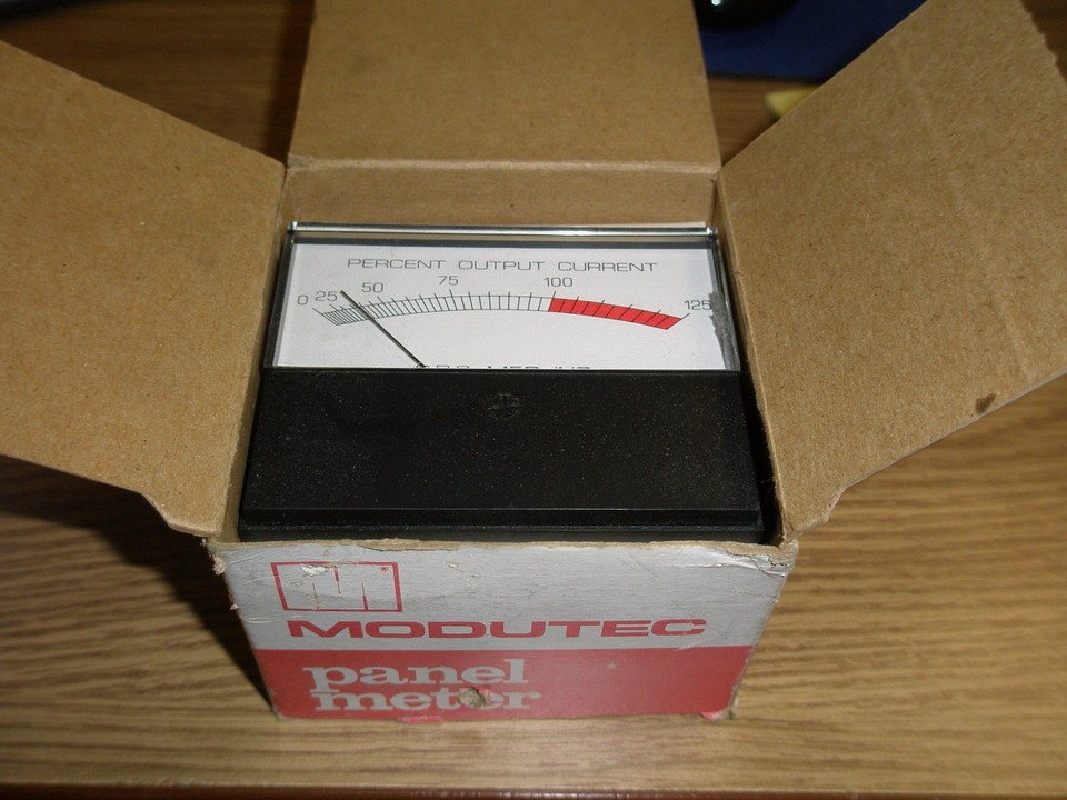 Modutec Panel Meter 0 - 125 Percent Output Current | eBay