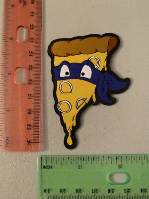 Ninja Turtles Tmnt Pizza Pals Iron-on Embroidered Hard Rock Band Patch ...