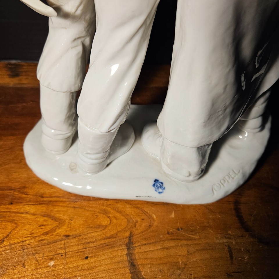 WW2 German Volkstedt Porcelain Labor Figurine Goebbels Soppel ...
