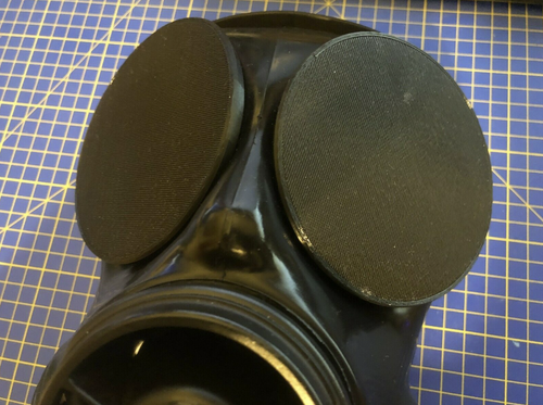 S10 Gas Mask Coloured Outsert Filter Lenses Perspex Polycarbonate ...