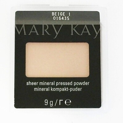 Mary Kay Sheer Mineral Pressed Powder Beige 1 NEW IN BOX FAST SHIPPING ...