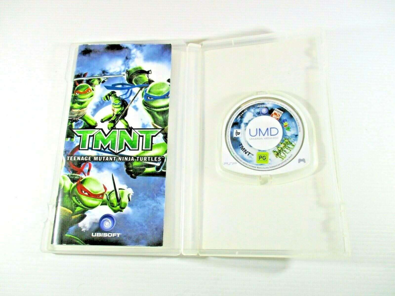 PSP TMNT Teenage Mutant Ninja Turtles PAL PG Ubisoft 2007 Complete ...