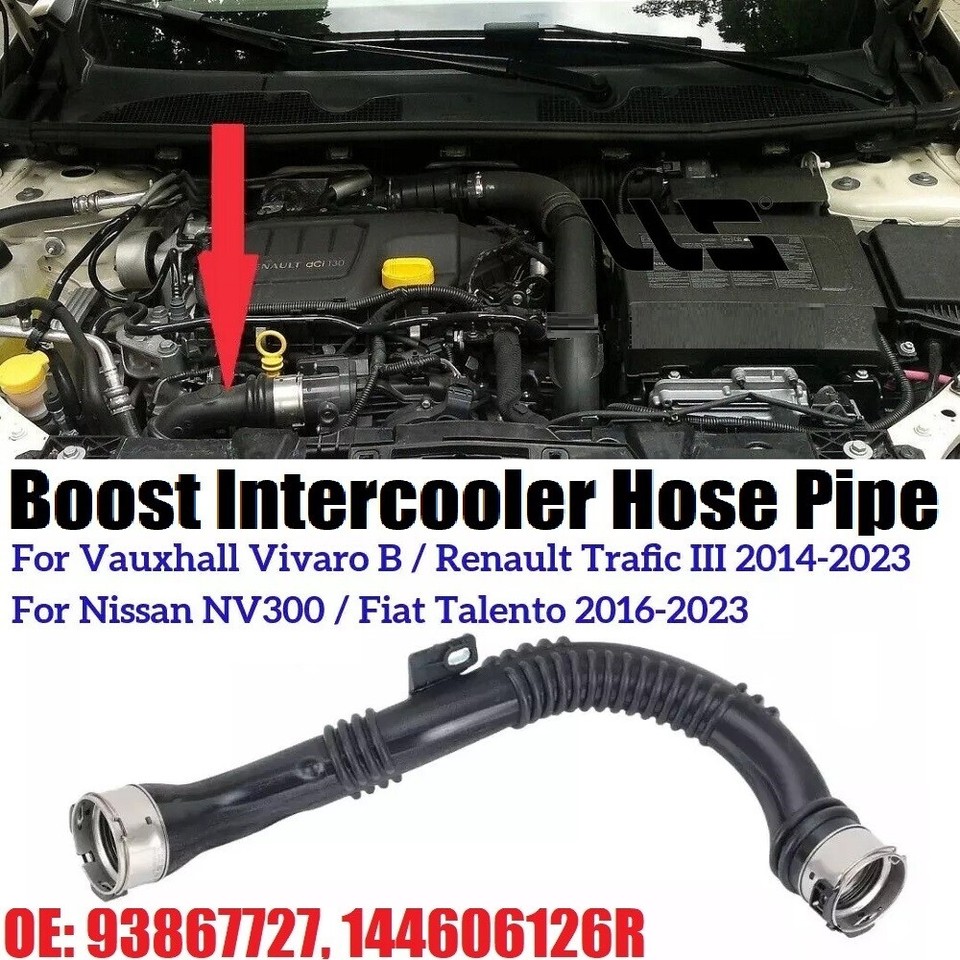 Boost Intercooler Hose Pipe For Vauxhall Vivaro Renault Trafic 1.6 ...