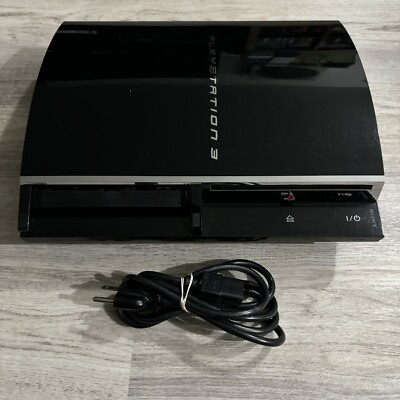 Sony PlayStation 3 Fat Backwards Compatible PS3 PS2 PS1 60GB CECHA01 ...