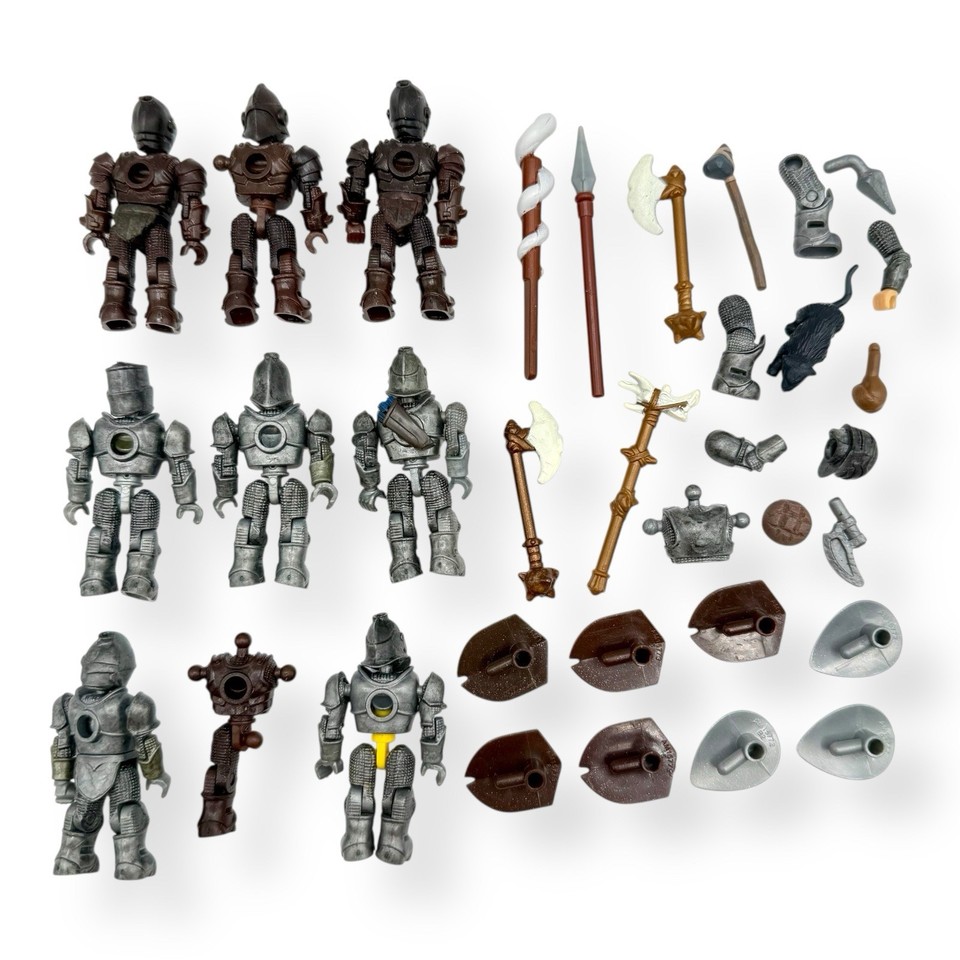 Mega Bloks King Arthur Micro Motion Mini Figure Lot with Tools ...