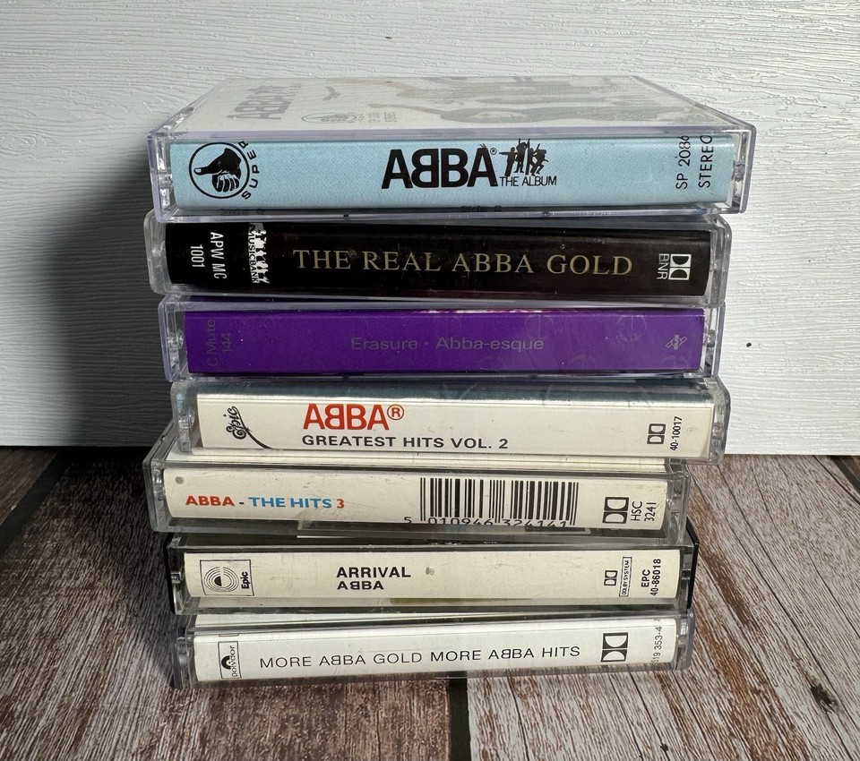 ABBA Cassette Tape Albums Bundle Job Lot X 7 More ABBA Arrival Etc ...