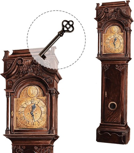 Skeleton Keys Set,ROLL TOP Desk Lock Key,Grandfather Clock Door Gold ...