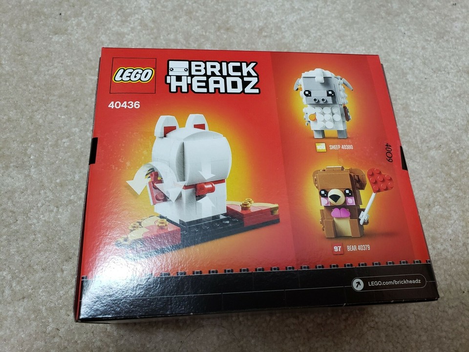 LEGO 40436 Brickheadz LUCKY CAT Chinese New Year Japanese Manaki Neko ...