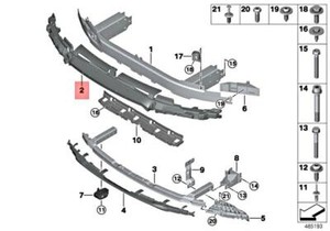 Genuine BMW M5 F90 G30 G31 G38 518d 520d ed Impact Absorber Top ...