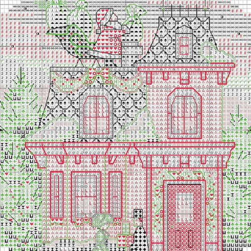 Dimensions+Needlecrafts+Counted+Cross+Stitch%2C+Christmas+Village ...