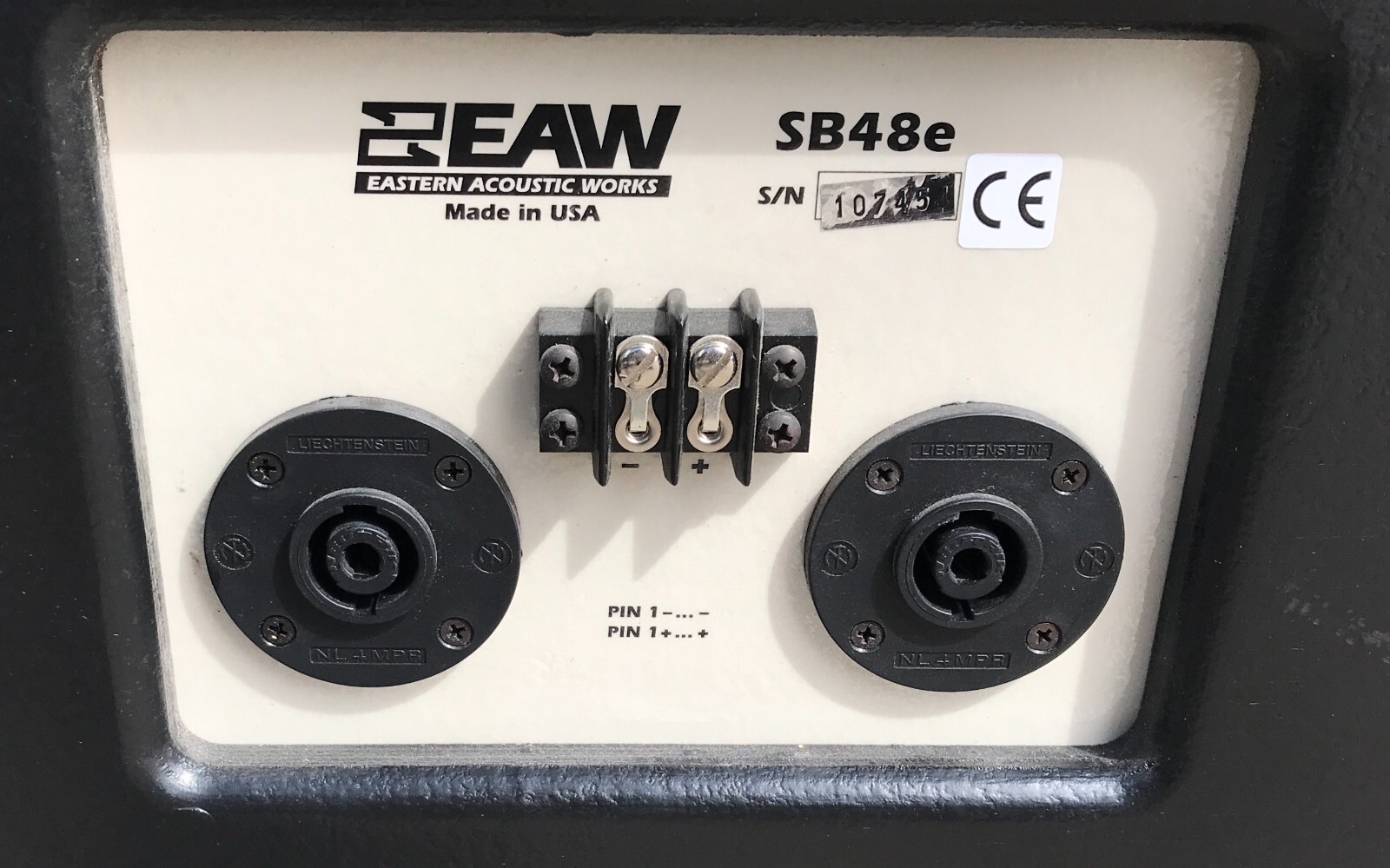 EAW SB48e Dedicated Subwoofer Sub Bass Subsystem 2x 8-in. Drivers ...