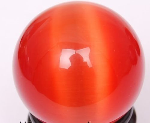 Free shipping! 40mm Red Mexican Opal Sphere, Crystal Ball/Gemstone Free ...