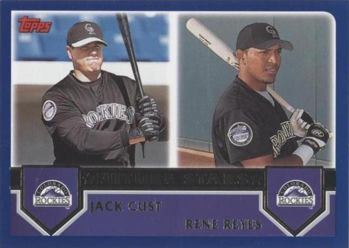 2003 Topps - Future Stars Jack Cust, Rene Reyes #327 for sale online | eBay