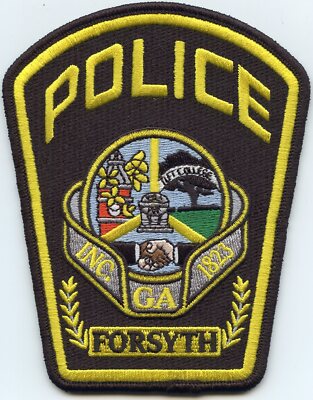 FORSYTH GEORGIA POLICE PATCH | eBay