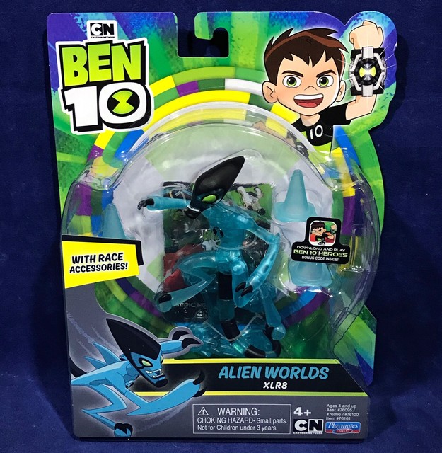 Ben 10 Alien Worlds Xlr8 Action Figure Playmates Toys for sale online ...