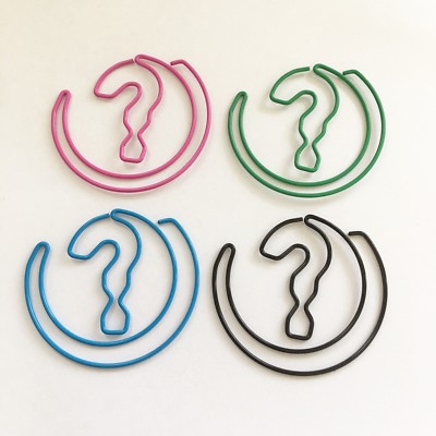 Set of 4 Question mark paperclips | eBay