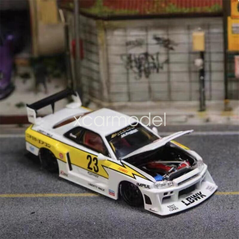 SW 1:64 Scale LBWK ER34 Frash #23 Diecast Model Car Collection Toys ...