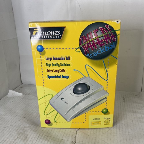 Fellowes Computerware Sphere TRACKBALL Mouse With Original Box See ...