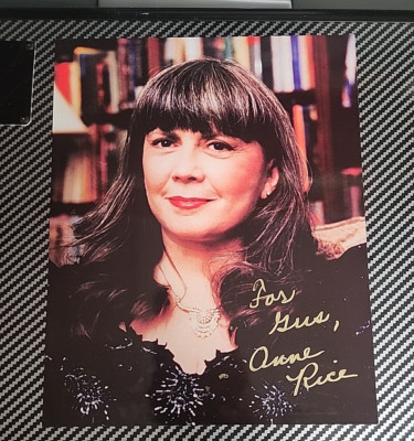 ANNE RICE Auto Signed 8x10 Photo INTERVIEW WITH A VAMPIRE Rare ...