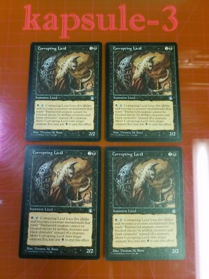 4x Corrupting Licid | Stronghold | MTG Magic The Gathering Cards | eBay