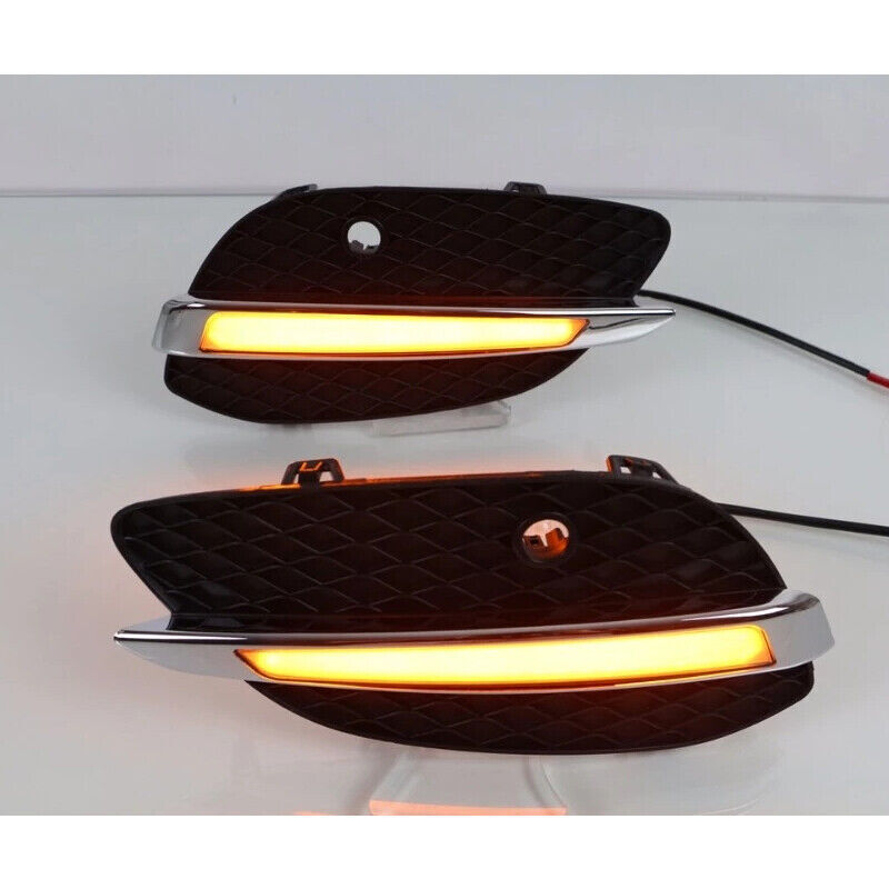 For Mercedes-Benz GLC X205 15-16 Bumper Daytime Light Turn signal Fog ...
