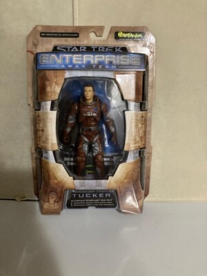 Star Trek Enterprise Commander Tucker Away Team Art Asylum 7” Figure ...